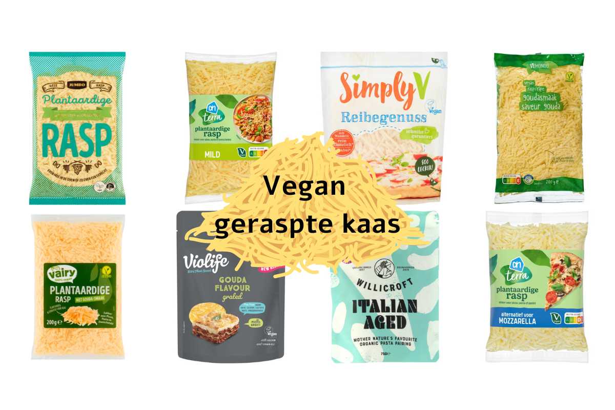 Vegan geraspte kaas - 100% plantaardig - Bonusvegan