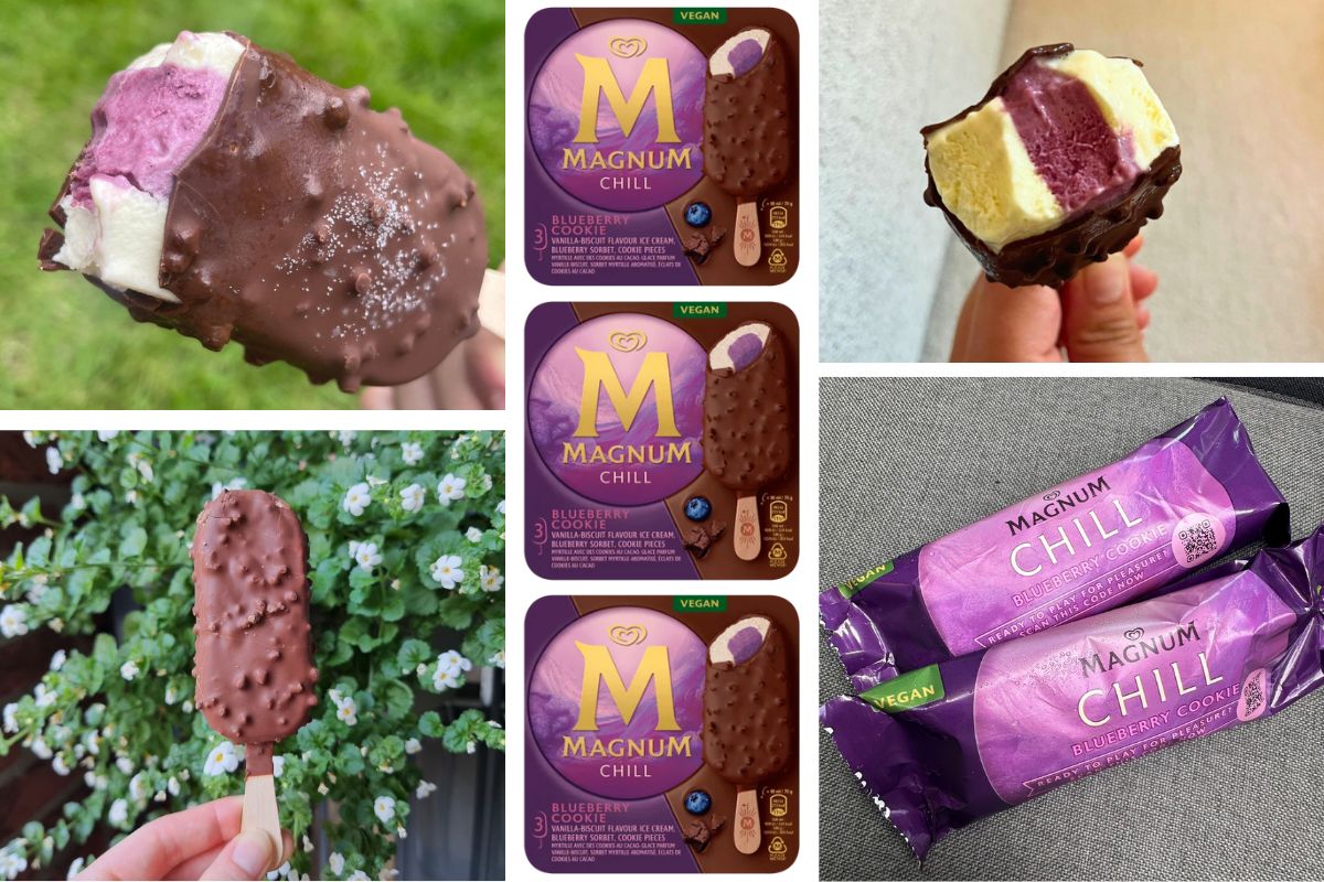 Review Magnum Chill blueberry cookie - Bonusvegan
