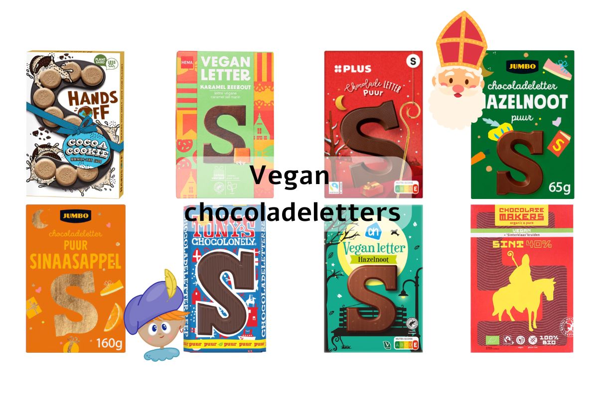 Vegan Sinterklaas chocoladeletters 2024 - Bonusvegan