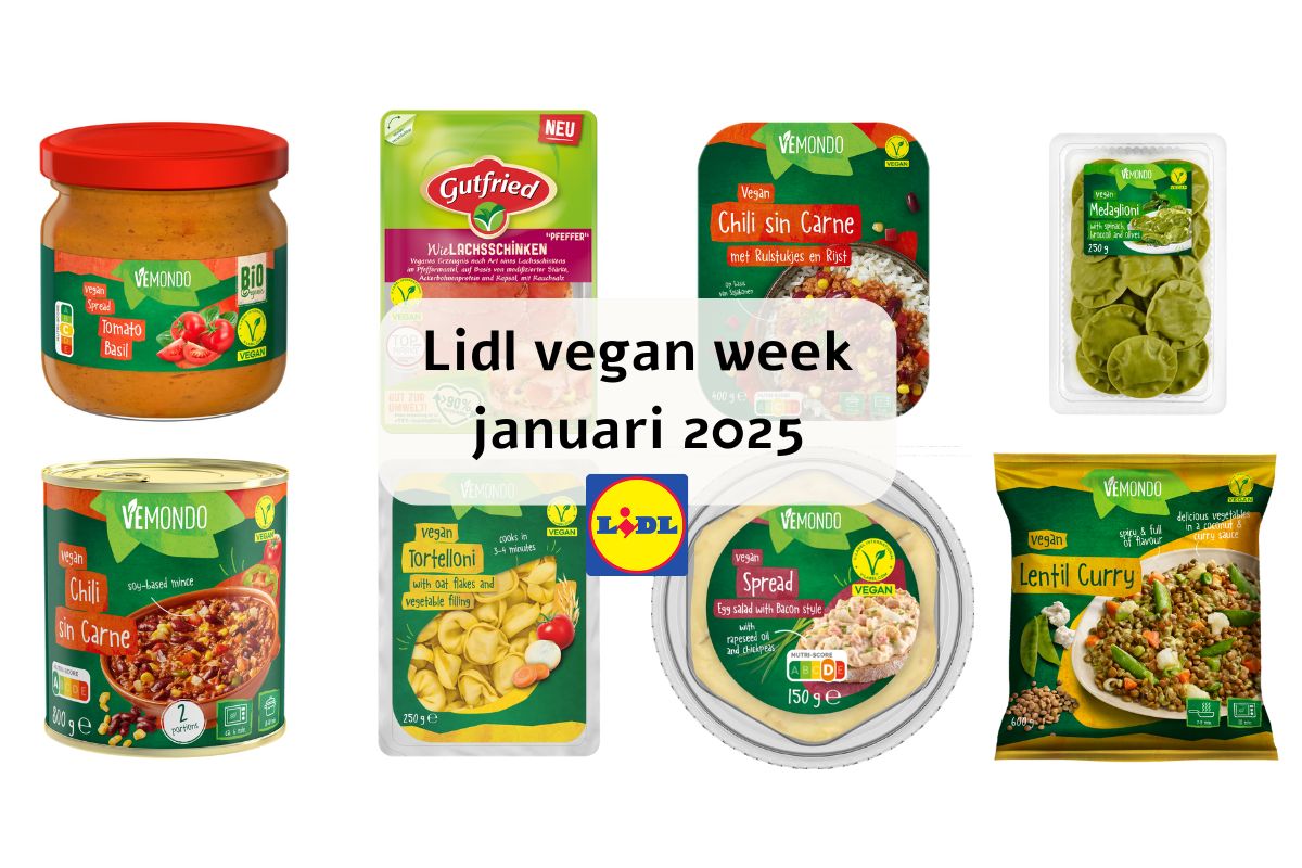 Lidl vegan week januari 2025 - Bonusvegan